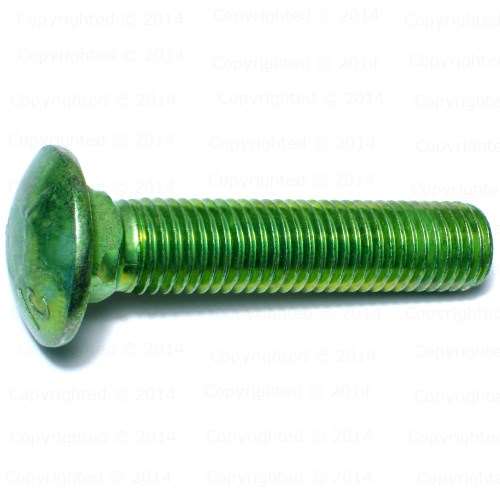 Green Rinse Grade 5 Carriage Bolts - 3/4" Diameter – ScrewsAndBolts.com