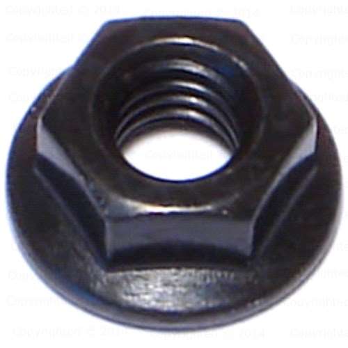 Black Rinse Class 10 Flange Nuts – ScrewsAndBolts.com