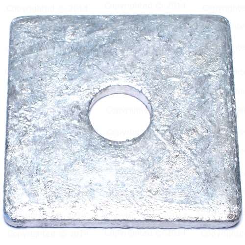 Galvanized Square Washers – ScrewsAndBolts.com