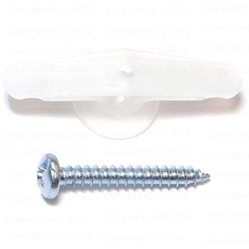 Plastic Toggles & Screws – ScrewsAndBolts.com