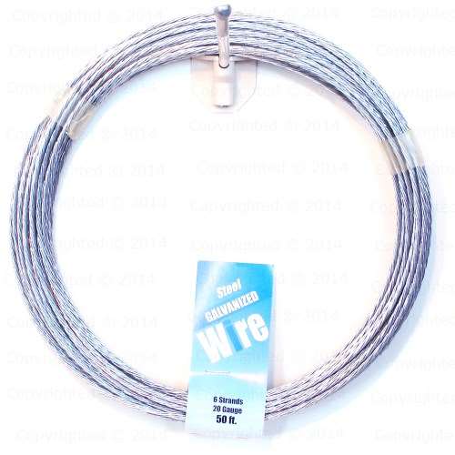 6 Strand Galvanized Wire – ScrewsAndBolts.com