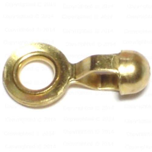 Brass Ball Chain Eye Connectors – ScrewsAndBolts.com