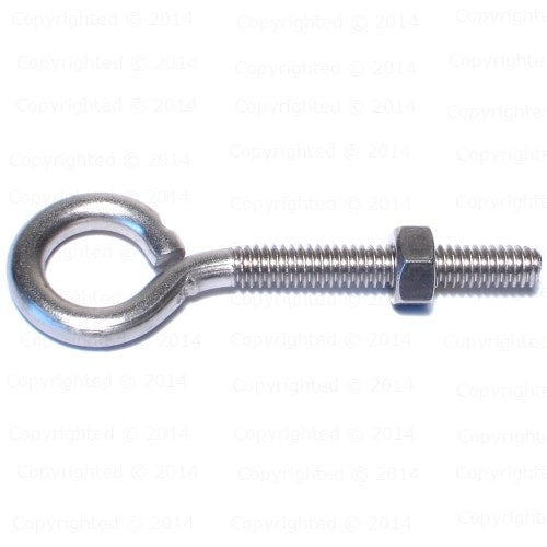 Stainless Steel Eye Bolds with Nuts SEB-2762 – ScrewsAndBolts.com