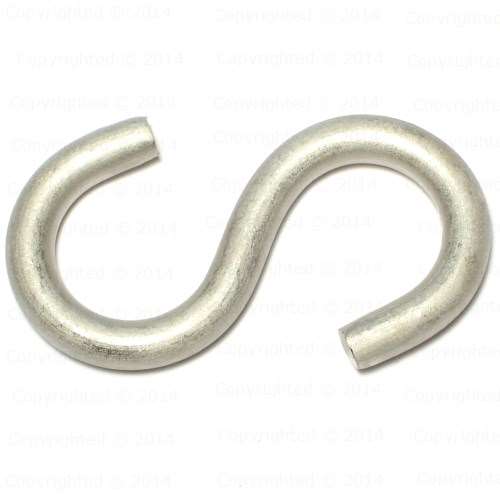 Stainless Steel Large Wire "S" Hooks – ScrewsAndBolts.com