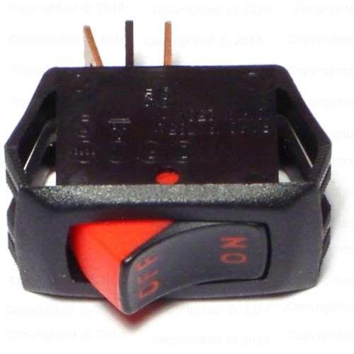 On/Off Rocker Switch - Single Pole, Single Throw – ScrewsAndBolts.com