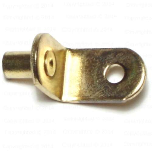 1/4" Brass Shelf Support – ScrewsAndBolts.com