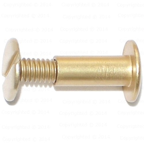 Brass Anodized Aluminum Screw Posts w/Screws – ScrewsAndBolts.com