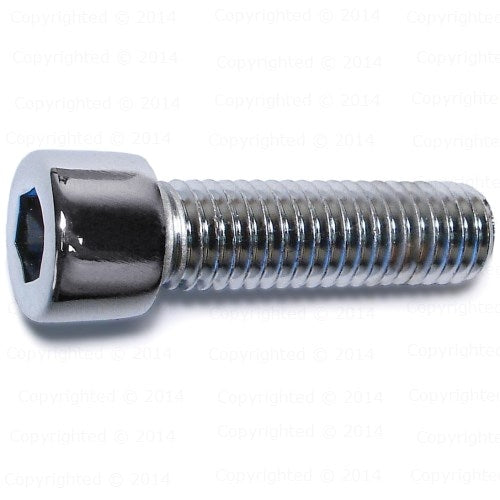 Coarse Thread 1/2-Inch Chrome Smooth Head Socket Cap Screws ...
